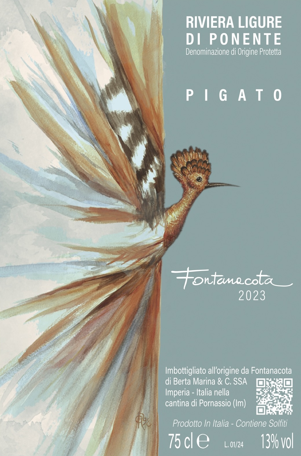 Pigato "Riviera Ligure di Ponente" DOC 2023 - Fontanacota